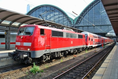 PHOTO GERMAN RAILWAY - DB CLASS 111 NO 111 105 AT FRANKFURT HBF ON A ...