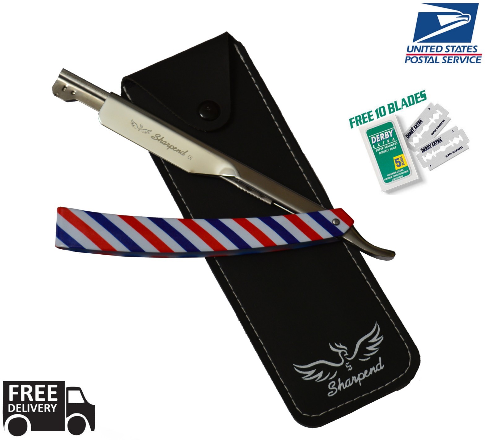 NAVAJA Barber Salon Cut Throat Straight Shaving Razor Folding Knife ...