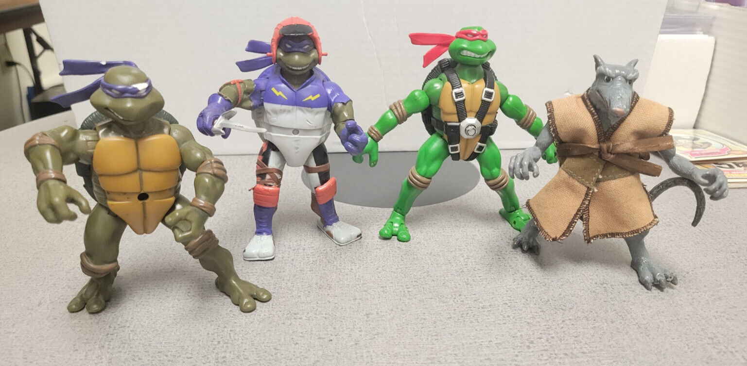 Mirage Studios Teenage Mutant Ninja Turtles TMNT Lot Of 4 Action Figs ...