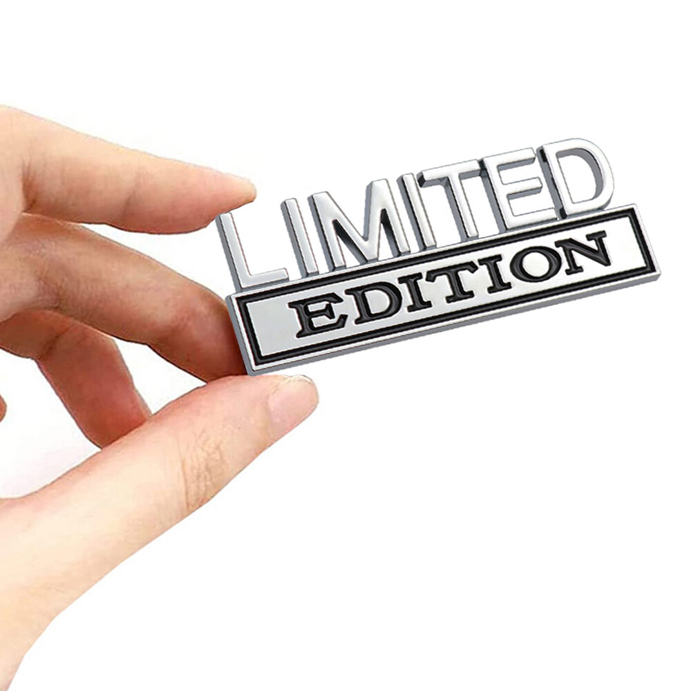 Chrome LIMITED EDITION Logo Car Sticker Emblem Badge Decal Decor ...