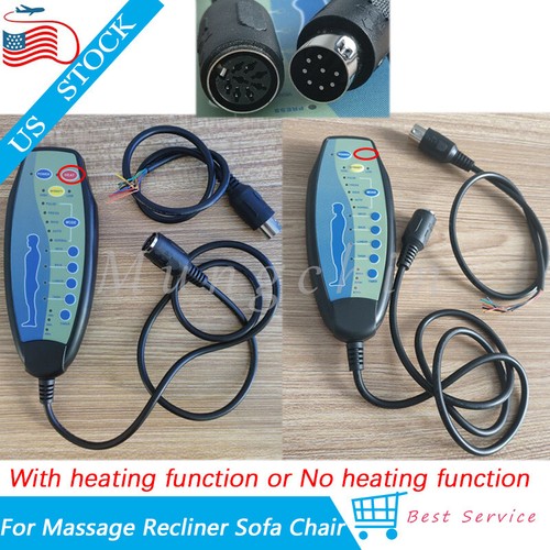 NEW Remote For Massage Power Lift Recliner Chair 8 Female Pin Hand ...