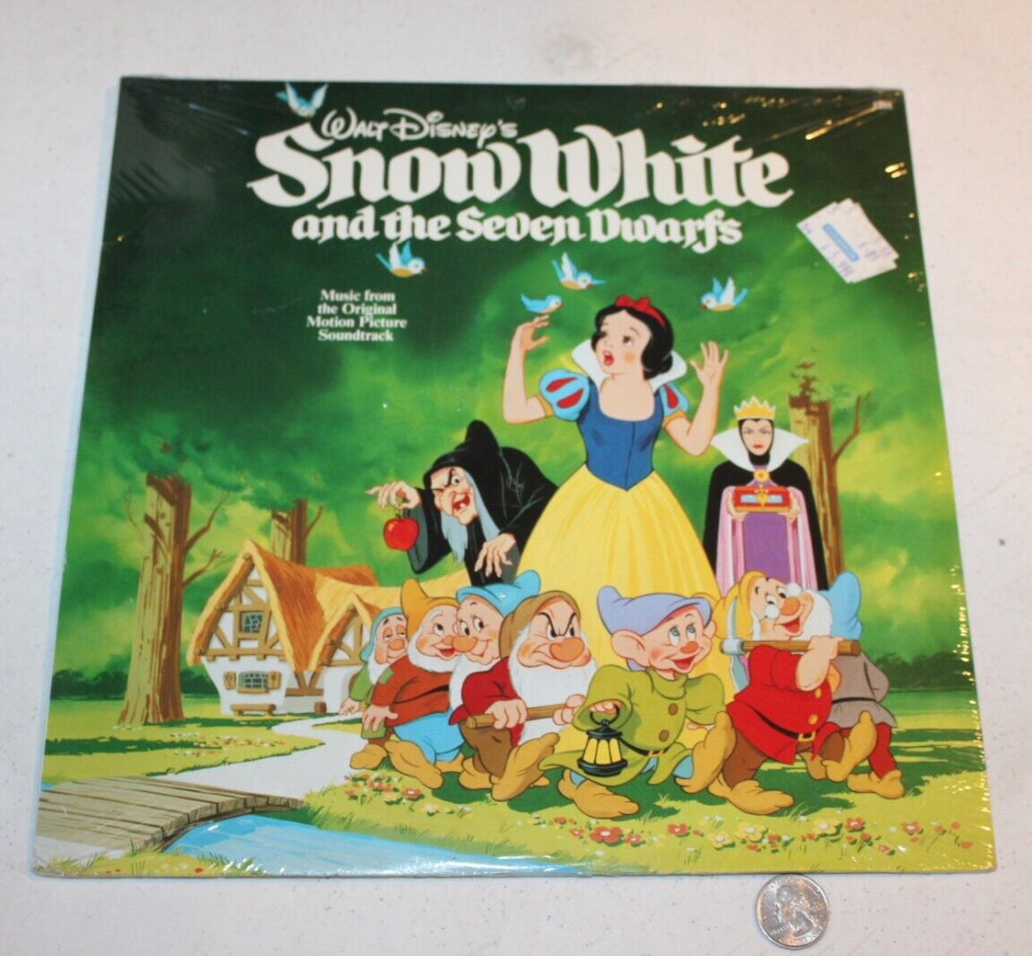 Sealed New 1987 Walt Disney Snow White Movie Cartoon Soundtrack Record ...