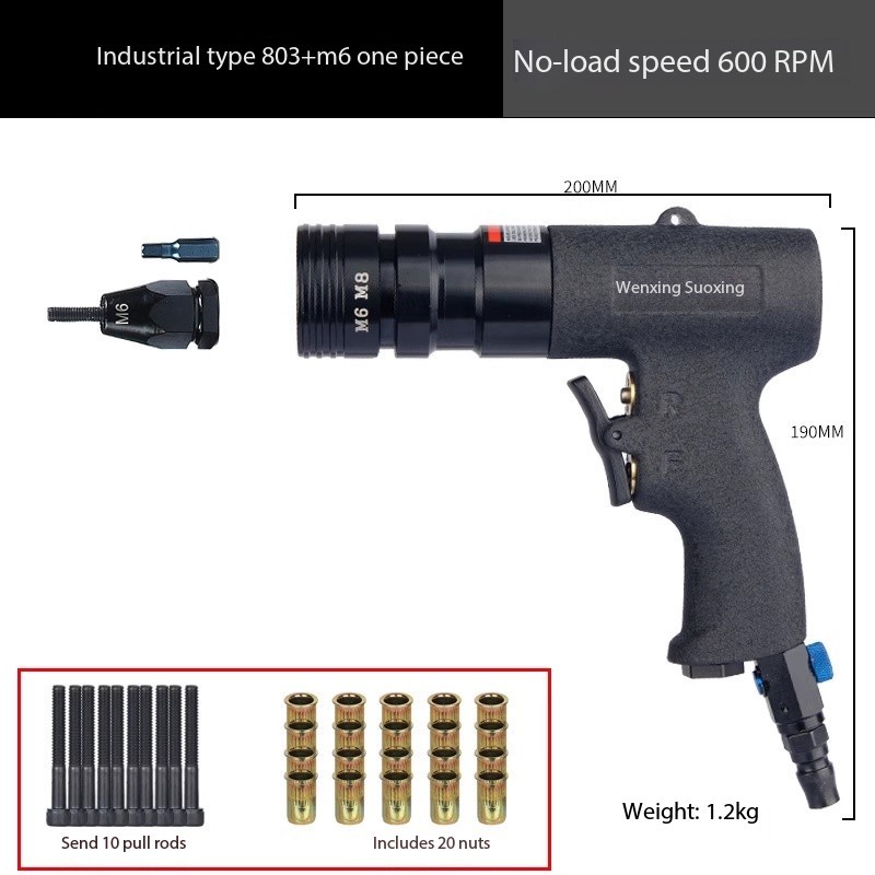 Pneumatic Rivet Nut Gun Rivet Nut Gun Rivet Gun Press Rivet Cap Gun Nut ...