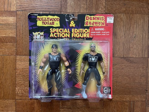 1997 WCW Special Ed. NWO Hollywood Hulk Hogan Dennis Rodman Figures WWF ...