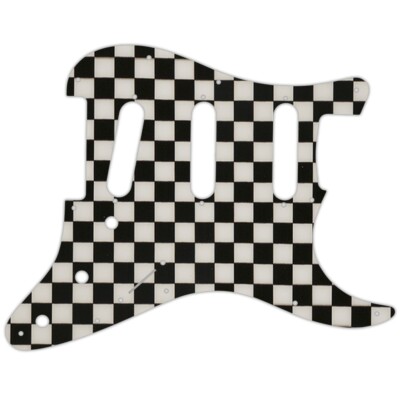 Custom Pickguard For Fender Stratocaster MIM & USA checkerboard | eBay