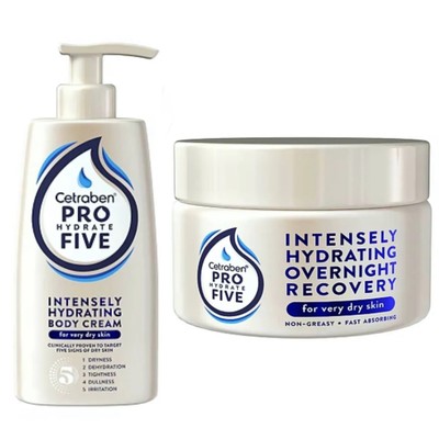 Cetraben Pro Hydrate Five Hydrating Body Cream And Intensely Overnight Recovery | eBay