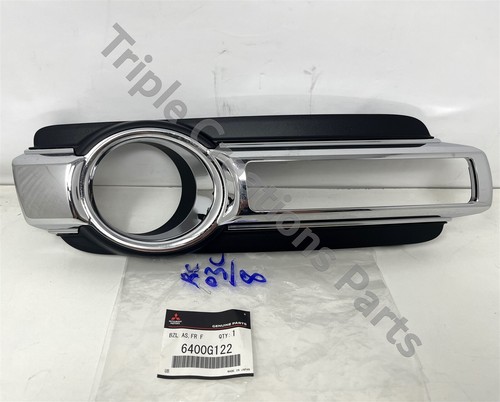 GENUINE OEM MITSUBISHI 6400G122 GARNISH FRONT BUMPER RH | eBay