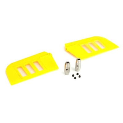 Blade BLH1828YE Yellow Fly-Bar/Flybar Paddle Set: Blade 500 3D | eBay
