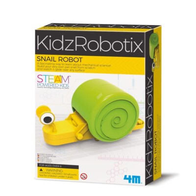 4M KidzRobotix Snail Mechanical Science Robot Glide Kids Learning Fun ...