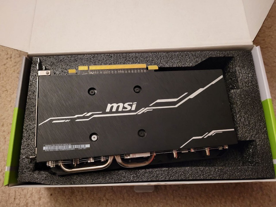 MSI AMD Radeon RX 5700XT MECH OC GPU (Used - Good Condition) | eBay