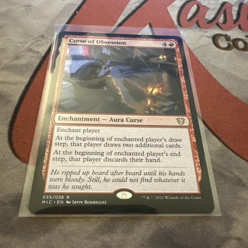 MTG Curse of Obsession Commander: Innistrad: Midnight Hunt 035/038 ...