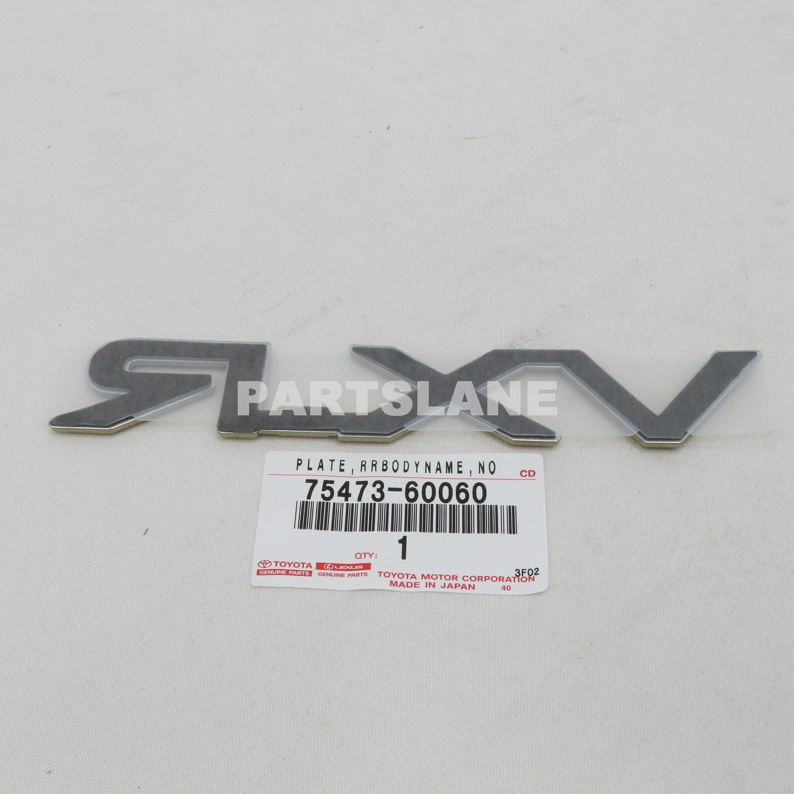 Toyota Genuine OEM 75473-60060 Plate Back Door Name No.2 7547360060 for ...