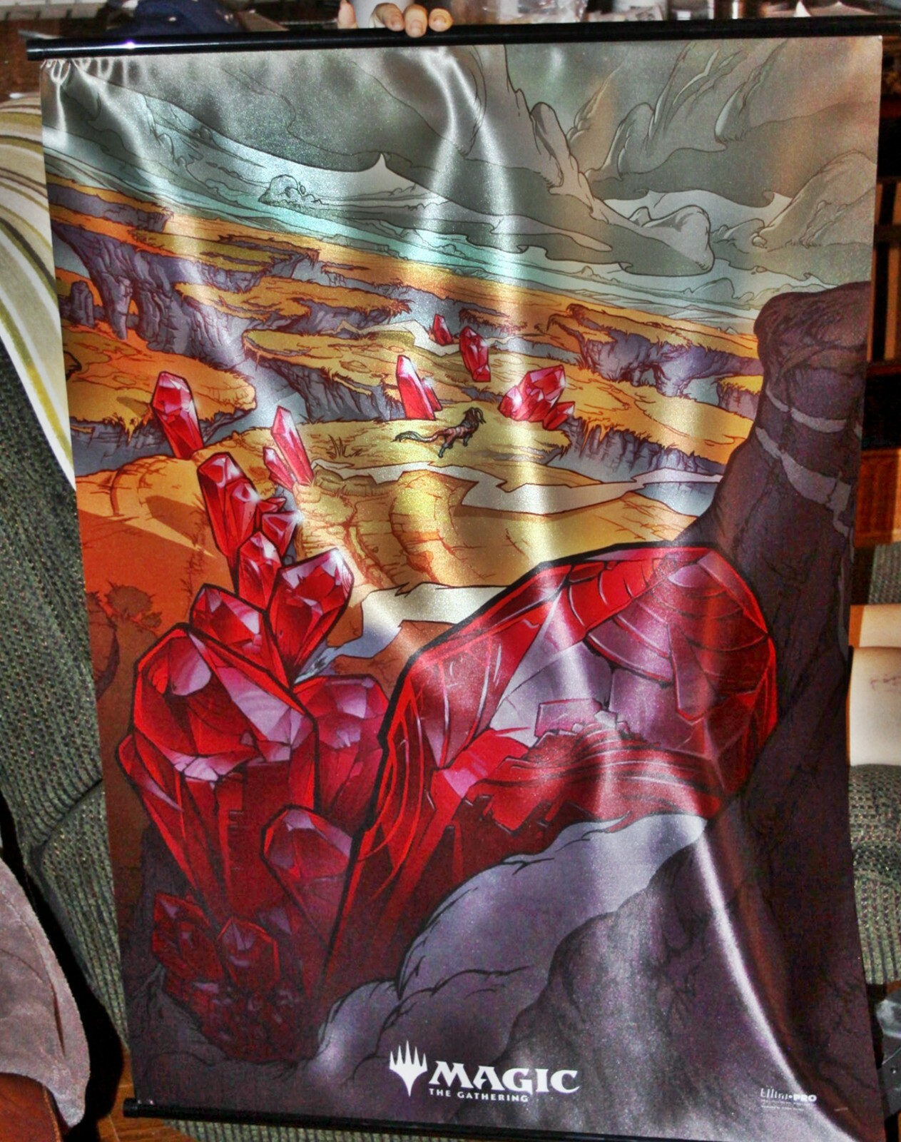 Ikoria: Lair of Behemoths Savai Triome Wall Scroll Magic the Gathering ...