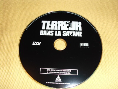 Terreur dans la savane DVD PROMOTIONNEL (Video-club) Darrell James ...