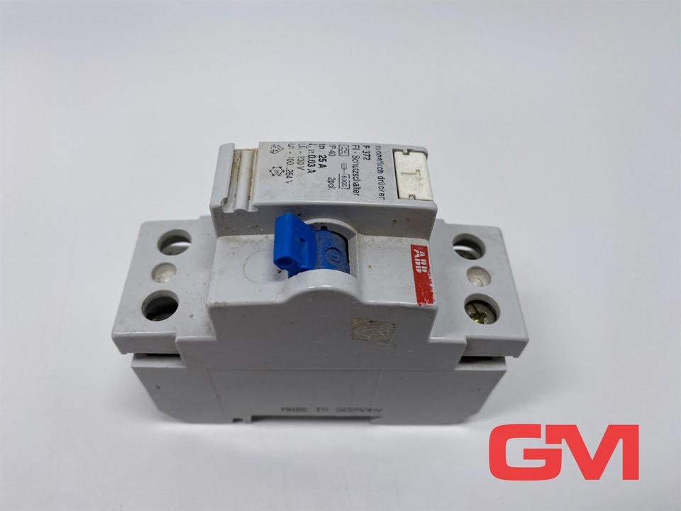 ABB FI-Schutzschalter F372 25A FI protective switch 2-polig 0,03A 25/0 ...