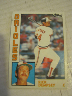 1984 Topps #272 Rick Dempsey Baseball Card, (GS23-22) | eBay