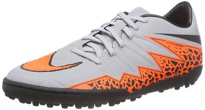 Nike Hypervenom Phelon II Turf Gray/Orange Turf Soccer Futsal Shoes Men ...