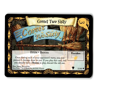 Harry Potter Trading Card Game TCG- Comet Two Sixty 32/80 | eBay