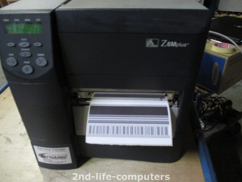 Zebra Z6M Plus Parallel Serial Z6M00-2004-0000 Thermal Label Printer DT ...