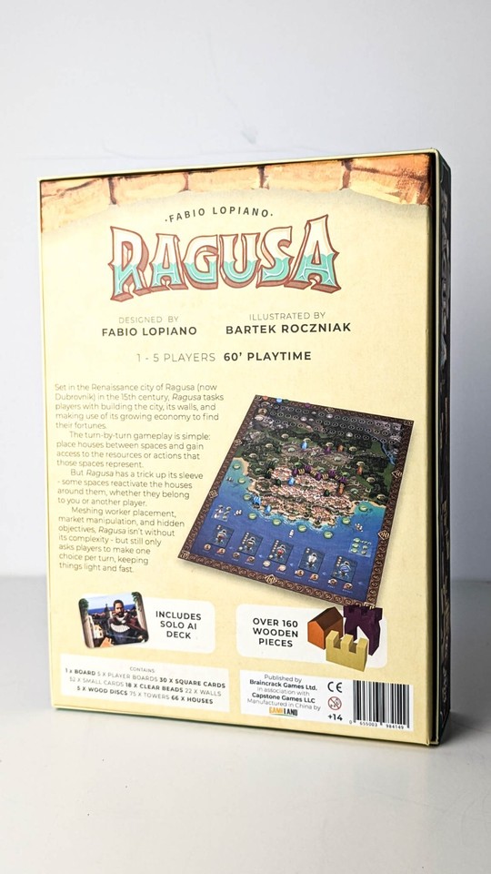 Ragusa Board Game-Build and trade - but with every move, your opponents ...