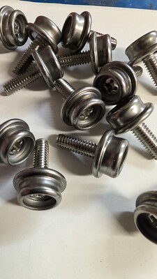 10 SNAP STUD TONNEAU, CONVERTIBLE,BOOT 1/2" STAINLESS MACHINE SCREW 8 ...