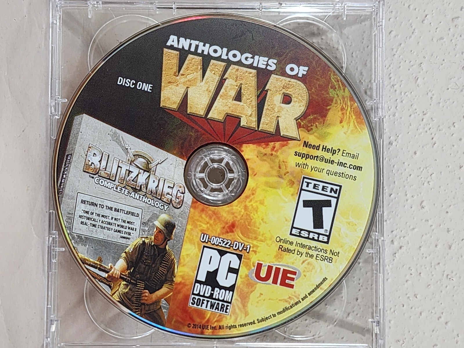 Anthologies of War Multi Disc Set 15 Games in All, Windows PC Dvd Rom ...