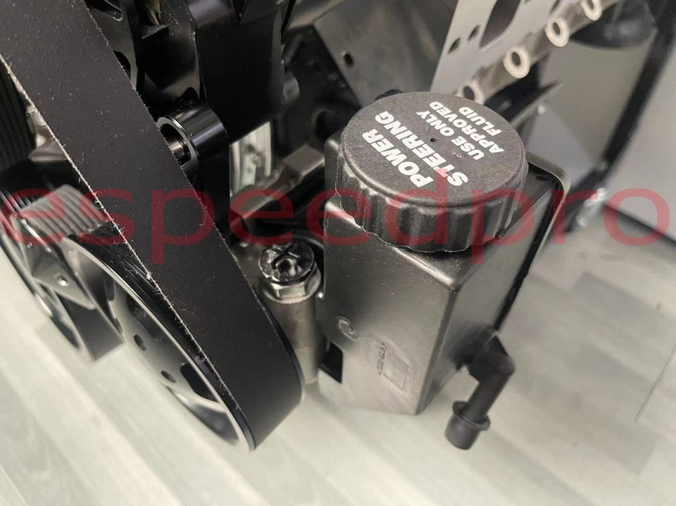 Black SBC Serpentine Front Runner Pulley Drive Kit BELT /PULLEYS ...