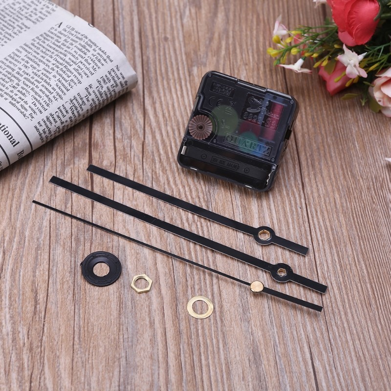 Quartz Clock Movement Mechanism Battery Operated DIY Repair Part Kit ...