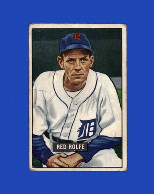 1951 Bowman Set-Break #319 Red Rolfe Mg LOW GRADE (crease) *GMCARDS* | eBay
