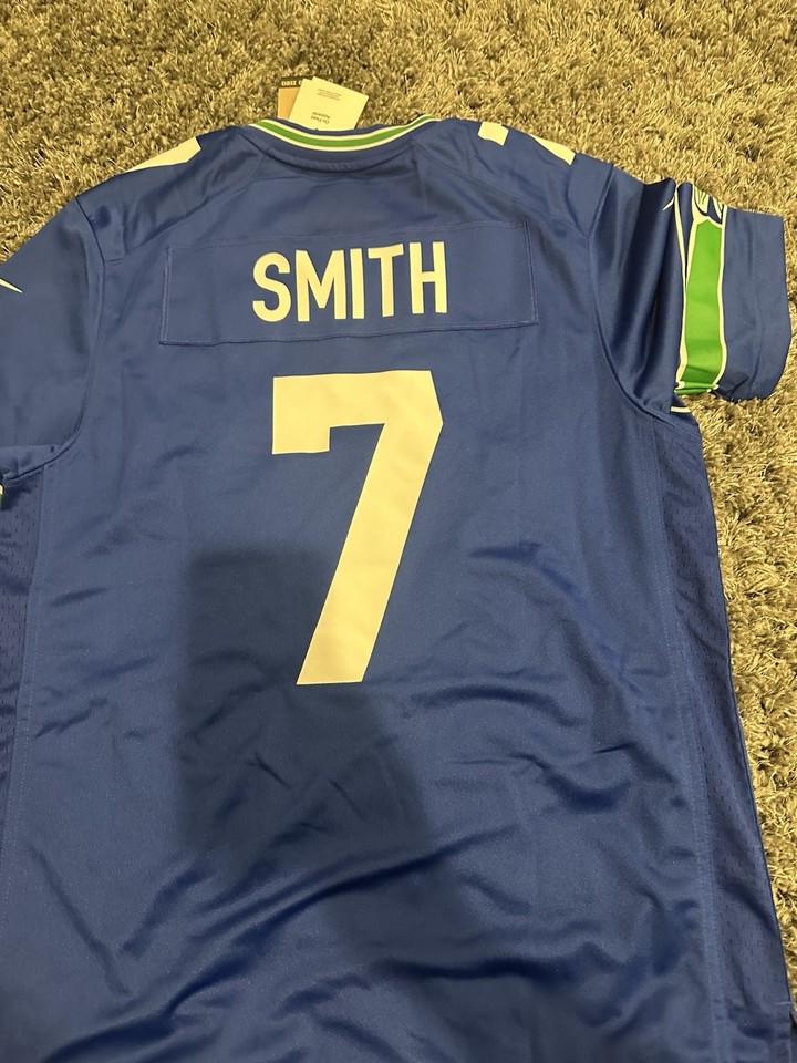 Nike NFL Brand New Throwback Geno Smith Seahawks Jersey - Size M | eBay