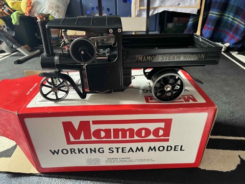 Mamod SW1 Steam Wagon. Black Version - Includes Rod, Lighting Materials ...