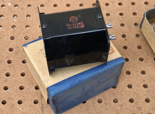 NOS 1950s UTC 52353 10H choke 66 mA Reactor Transformer in blue box | eBay