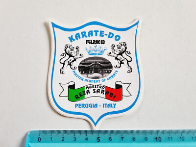 Karate-Do Sticker Perugia Sarabi Vintage Adhesive Aufkleber Glue | eBay UK