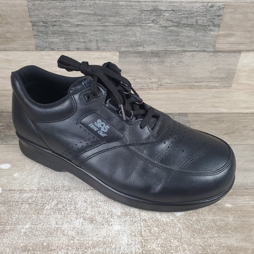 SAS Time Out Tripad Orthopedic Mens Shoes Sz 12 WW Black Leather Lace ...
