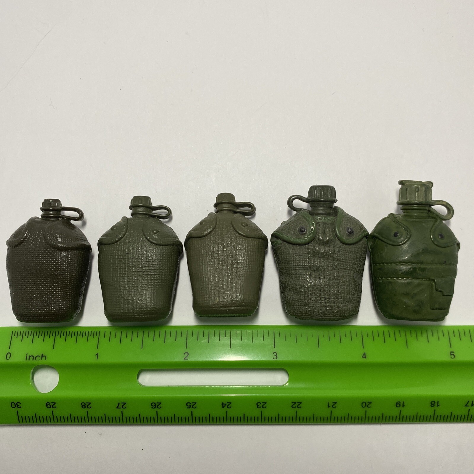 GI JOE Plastic Canteen Set Of 5FOR 12" ACTION FIGURE 1/6 SCALE 1:6 21st ...