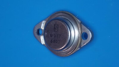 G337 TO3 Transistor - Rare Component - New | eBay