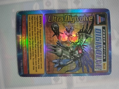 Digimon Ultra Digivolve St-56 Holo First Edition Rare 1999 *MINT CONDITION* | eBay