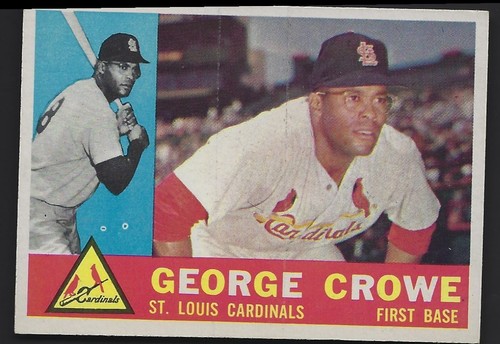 1960 Topps George Crowe -*/ St. Louis Cardinals #419 | eBay