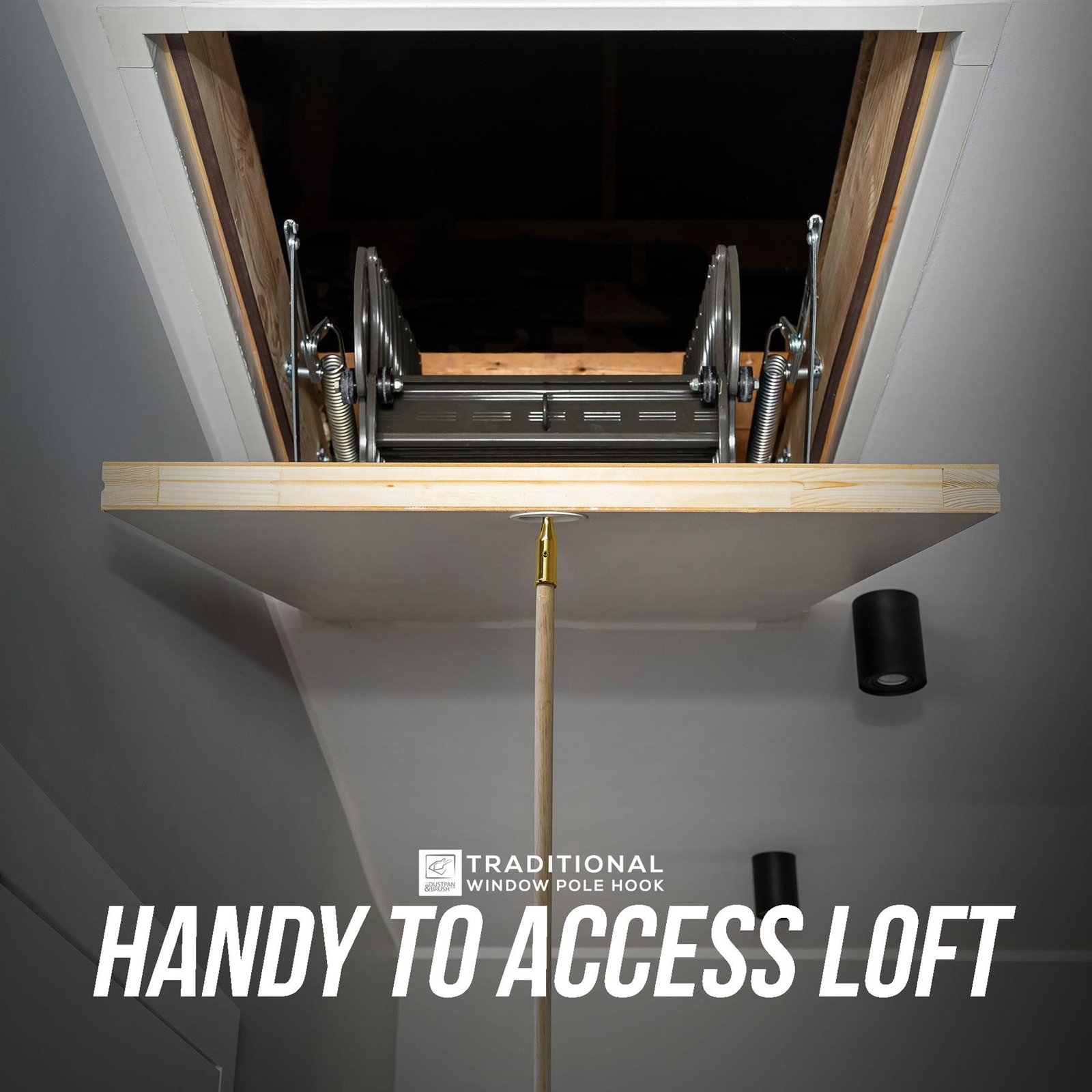 Window Pole Opener Hook Sash Velux Attic Loft Ladder Blinds Roof ...