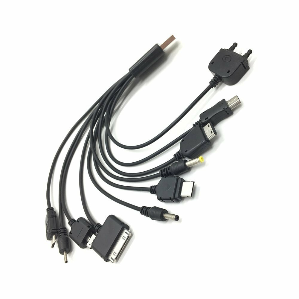 10in1 USB Universal Multi Phone Charger Cable for iPhone Samsung Nokia ...