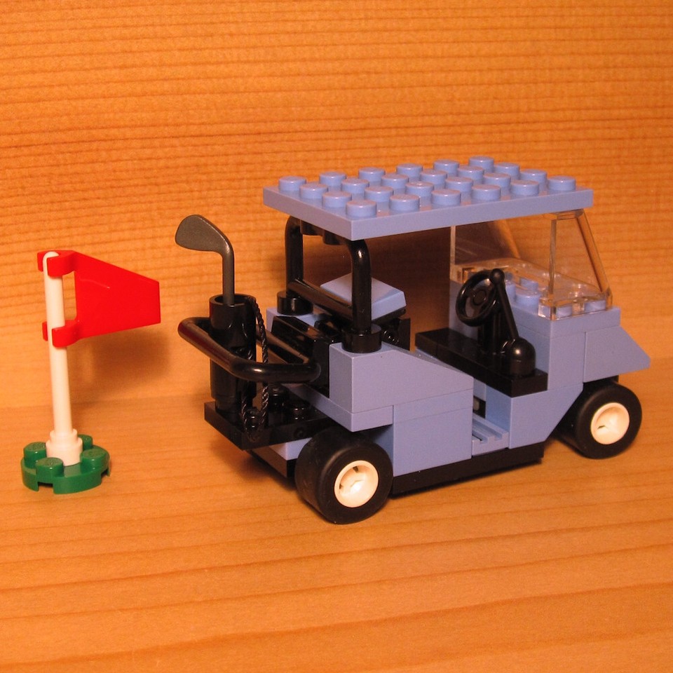 DadventureDan's CUSTOM GOLF CART LIGHT BLUE for LEGO town city club ...