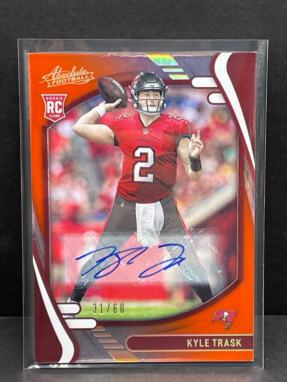 2021 Absolute Orange Autograph 121 Kyle Trask #/60 Rookie Tampa Bay ...