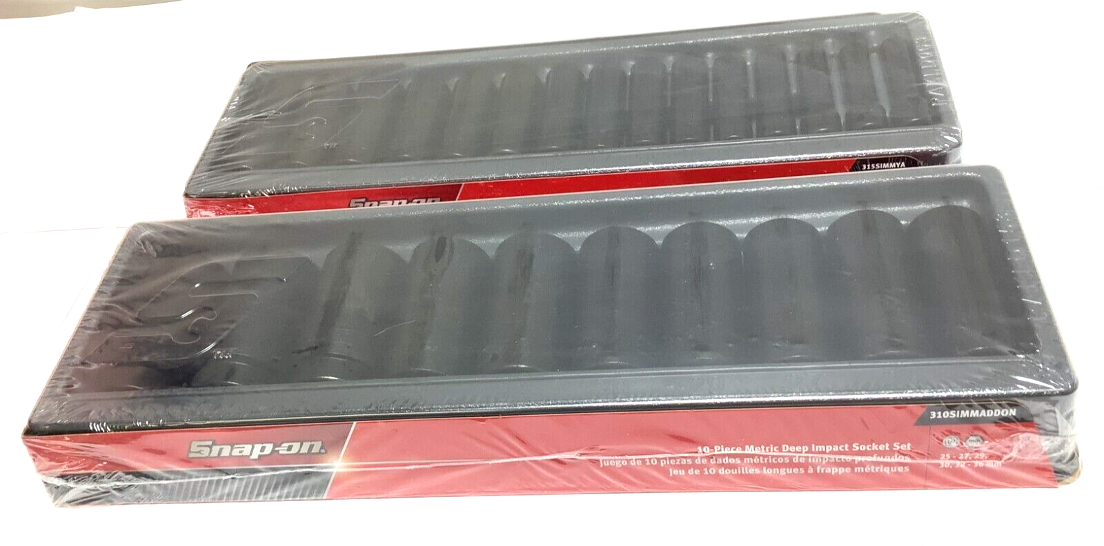Snap-on 1/2" Drive 10-36mm 6-Point Deep Impact Socket Set 325SIMM | 1 ...