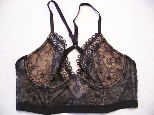 VICTORIA'S SECRET Very Sexy Unlined Plunge Longline Bra~size 34B~NEW ...