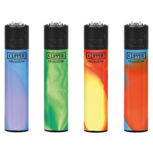 4 x CLIPPER LIGHTERS MIX DESIGNS NEBULA, CRYSTAL & GRADIENT | eBay UK