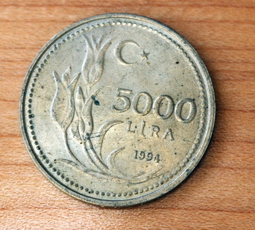 1994 Turkey 5000 Lira | eBay
