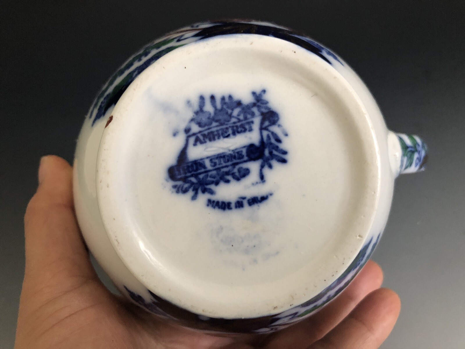 Antique Amherst Japan Ironstone Creamer Pitcher Made In England | eBay