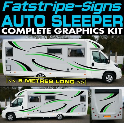 to fit AUTO SLEEPER MOTORHOME GRAPHICS STICKERS DECALS CAMPER VAN ...