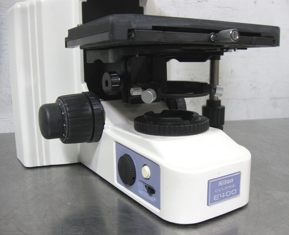 C199172 Nikon Eclipse E400 Microscope w/ 2X, 10X, Y-FL Fluorescence Illuminator | eBay