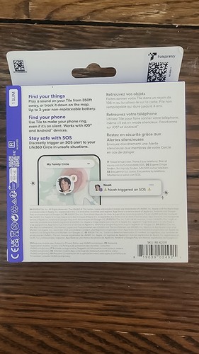 Tile by Life 360 Slim Wallet Finder Bluetooth Tracker, Item Locator ...